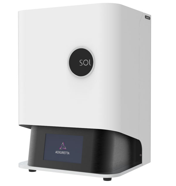 Ackuretta SOL LCD - 3D Printer - Burkhart Dental Supply
