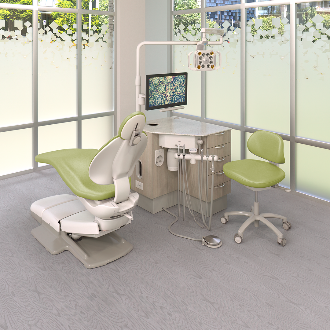 A-dec 317 Specialty Chair and Workstation - Burkhart Dental Supply